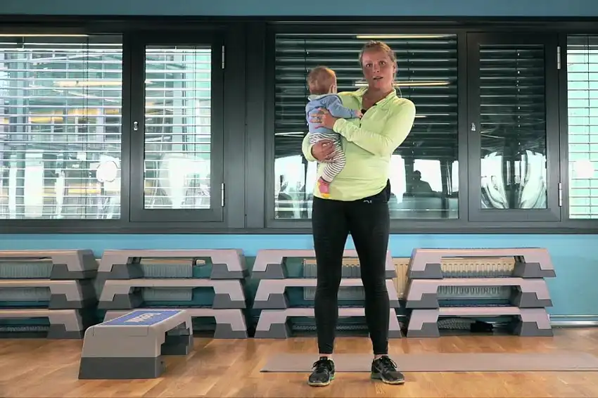 Styrketrening med baby