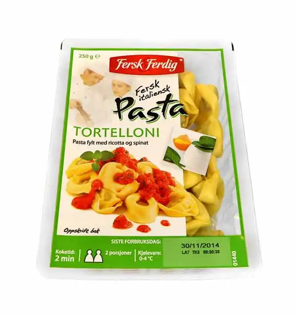 Bramat tester fylt pasta